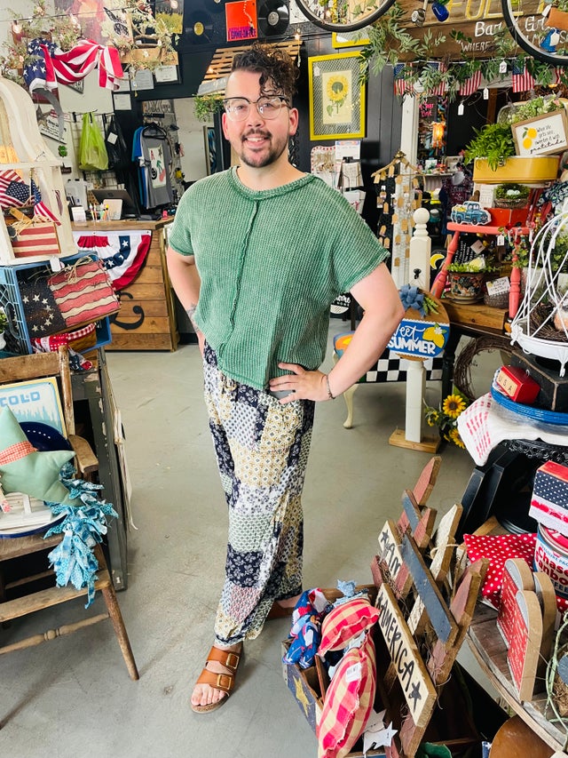 Calico Patchwork Pants